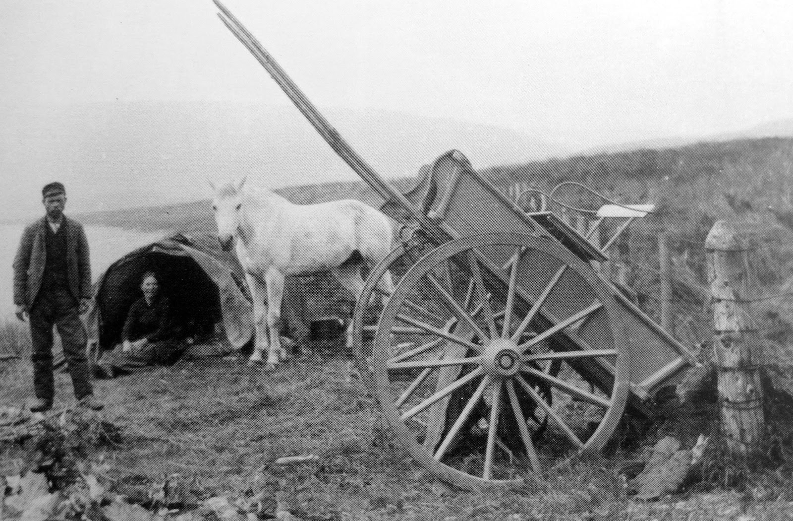 Tour Scotland: Old Photograph Of Gypsies By Loch Freuchie In Highland ...