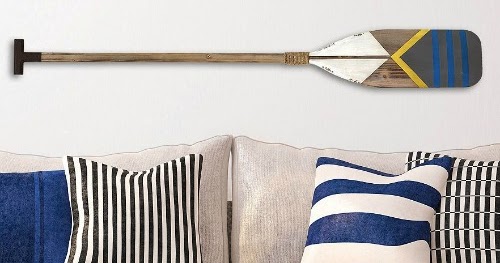 Decorative Oars | Wall Decor Ideas - Coastal Decor Ideas and Interior ...