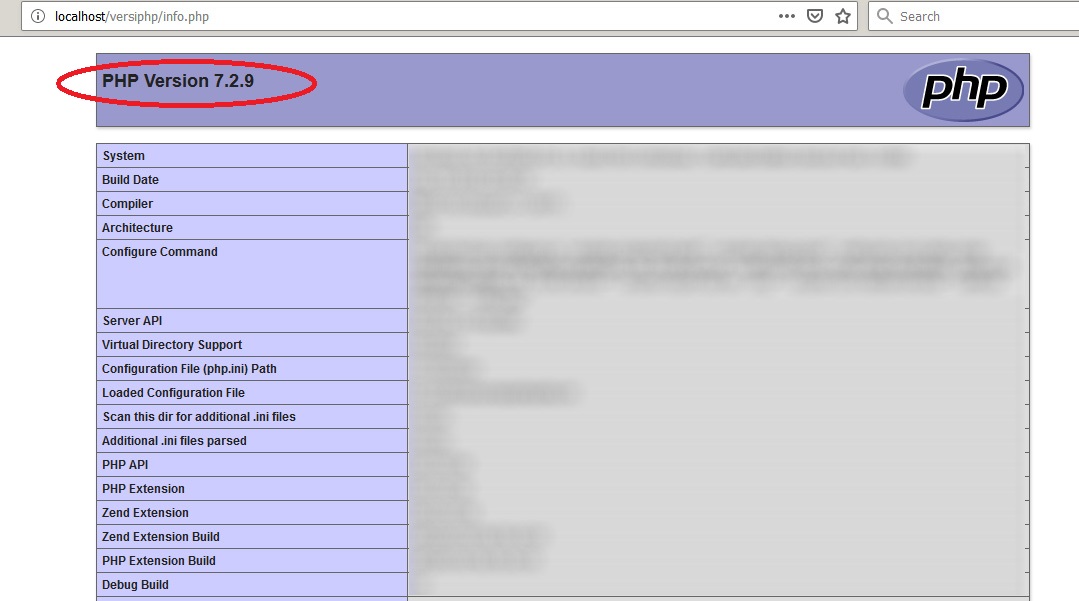 Cara Mengetahui Versi PHP Yang Sedang Digunakan - Warung Internet