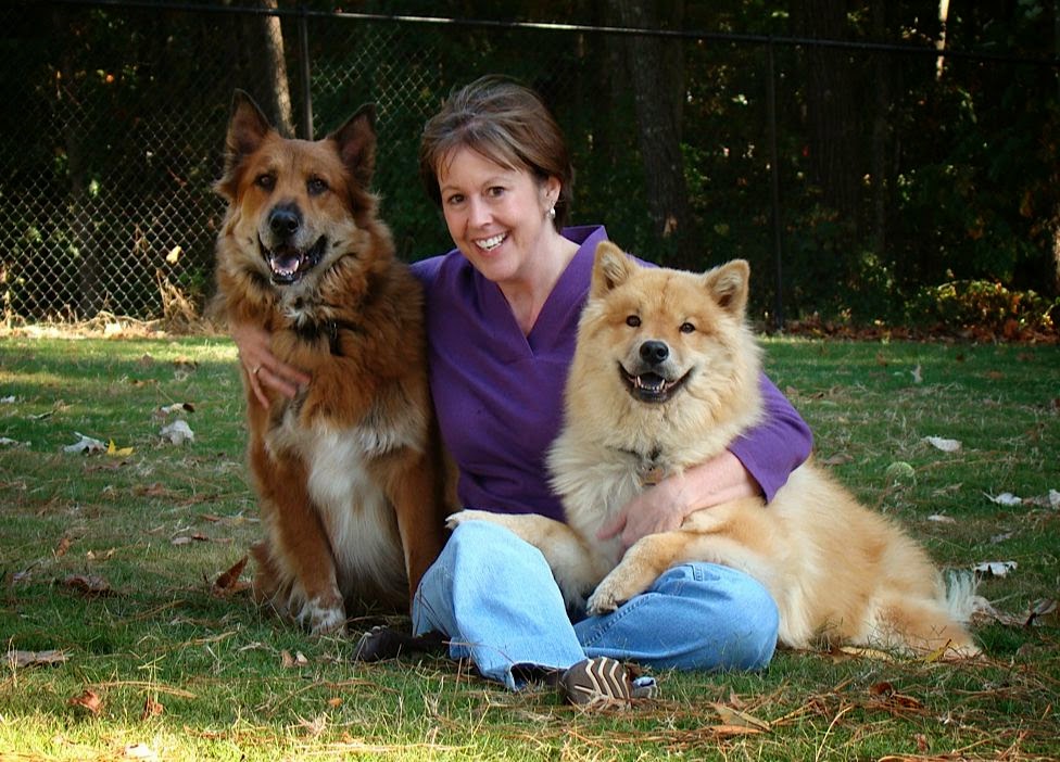Barbara Barth "Writer With Dogs": Author Valerie Connors with Ginger ...