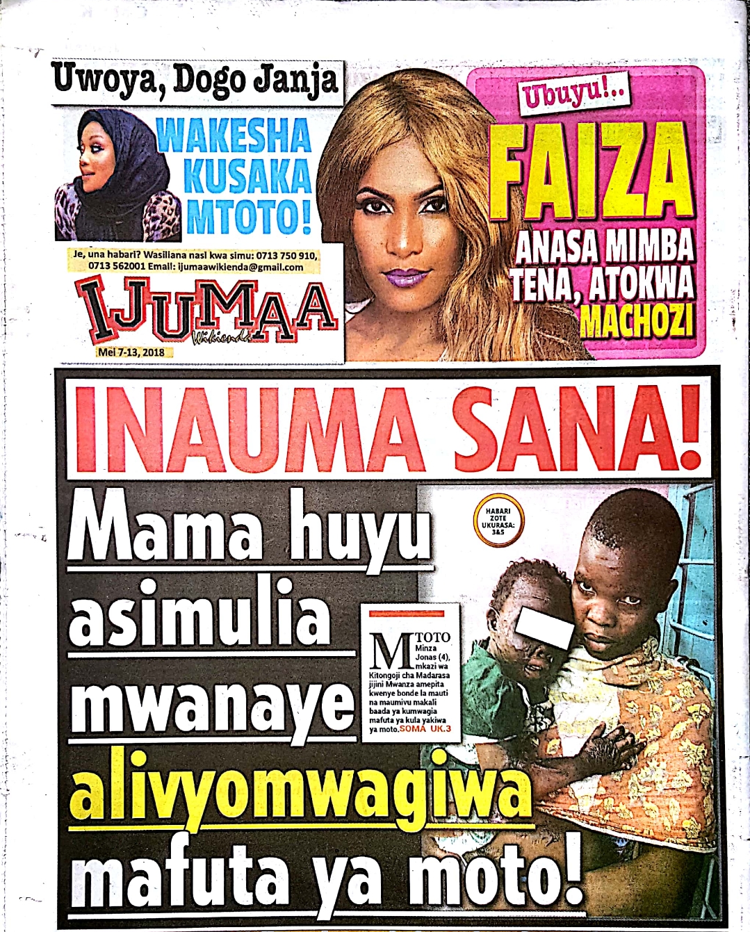 Tanzanian Today's Newspapers MAGAZETI YA LEO JUMATATU 7th May, 2018 ...