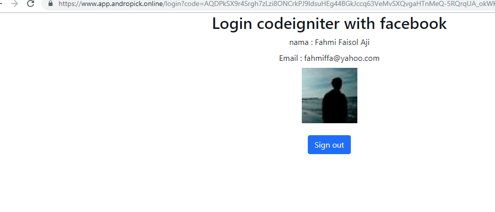 Tutorial CodeIgniter Login dengan Facebook Tutorial CodeIgniter Login dengan Facebook