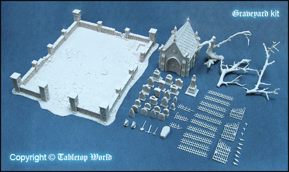 Kevin's Miniatures & Hobby Table: Tabletop World: Graveyard 28mm