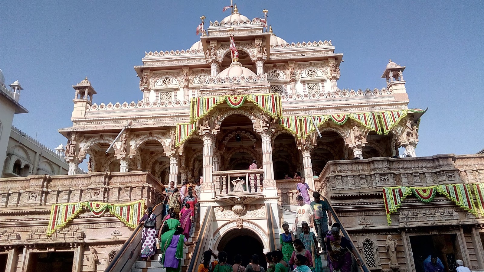 BAPS Main Swaminarayan Temple in Bochasan Gujarat India