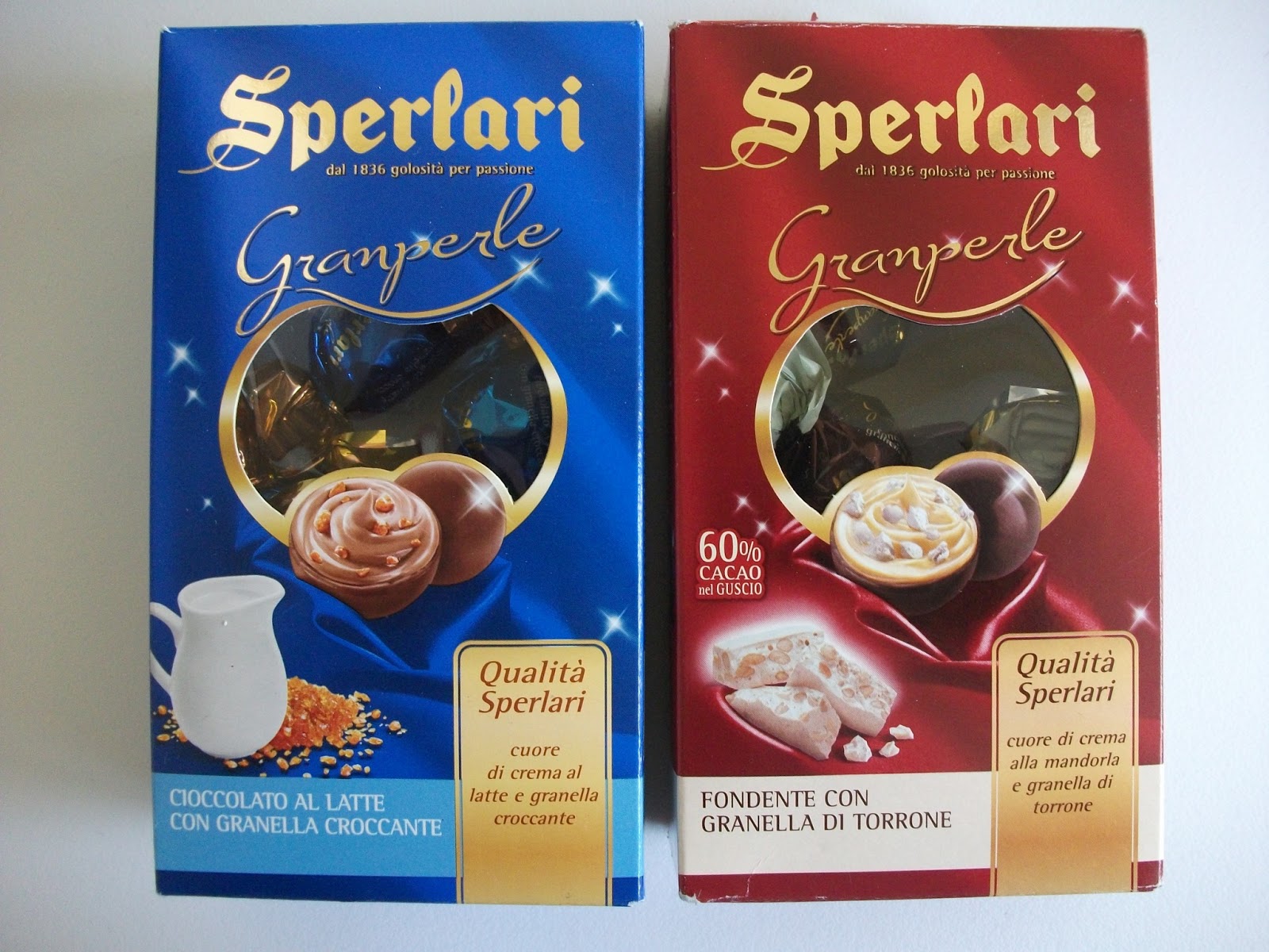 Sperlari Granperle pralines (like Lindor)