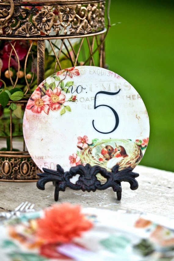 beyond the aisle: wedding wednesday: creative table number ideas