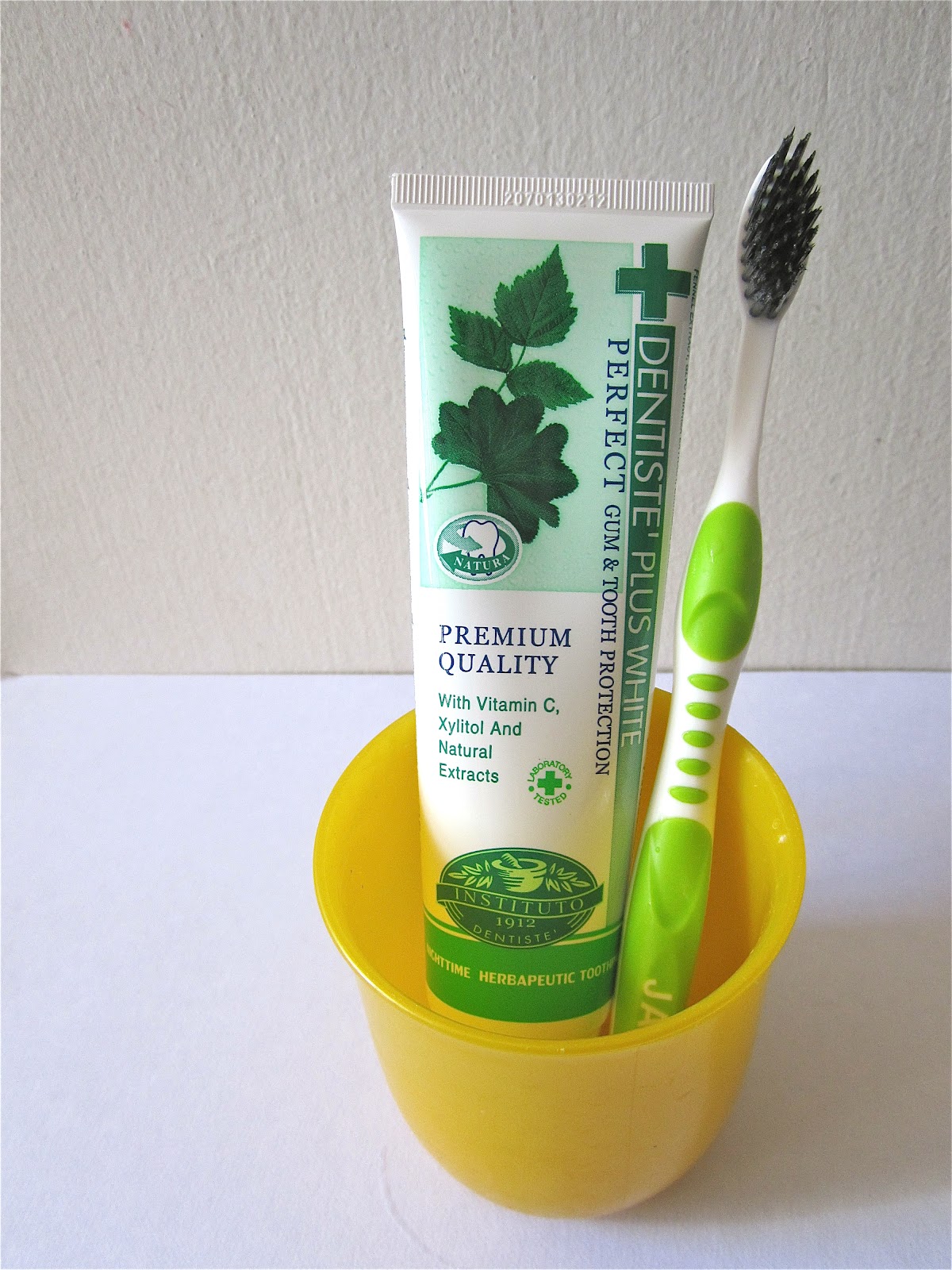 Cherchez Beauté: Dentiste' Plus White Nighttime Herbapeutic Toothpaste