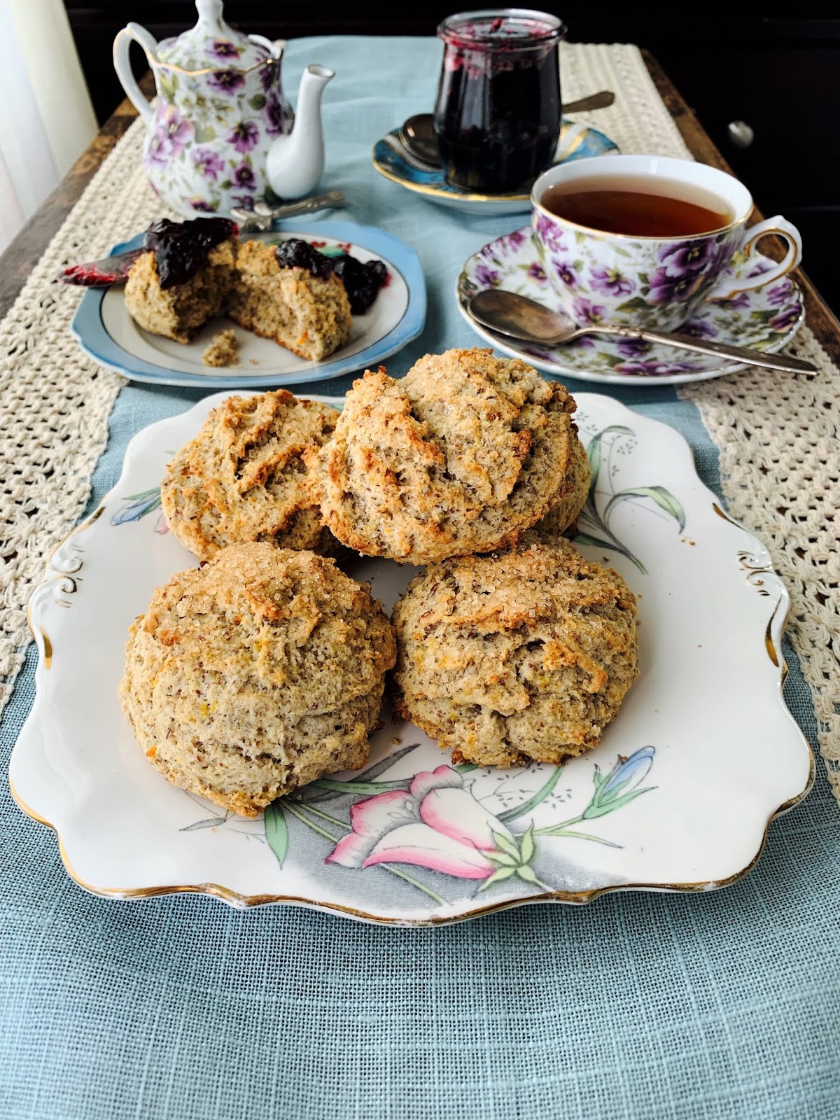 sweetsugarbean: Come for Tea: Ginger & Orange Drop Tea Biscuits