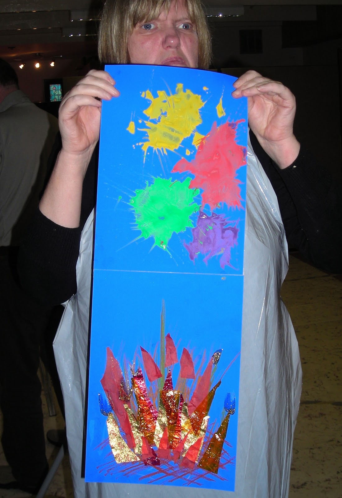 adaptive art: Bonfire Night Collage