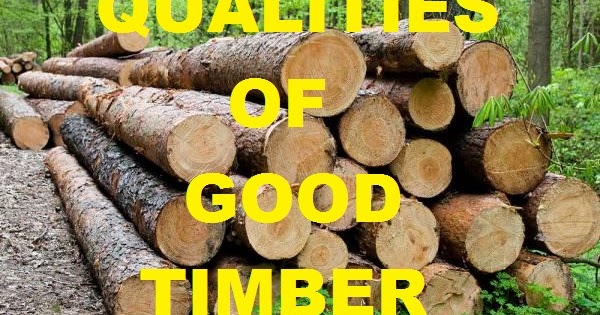 QUALITIES OF GOOD TIMBER