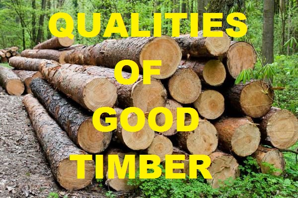QUALITIES OF GOOD TIMBER