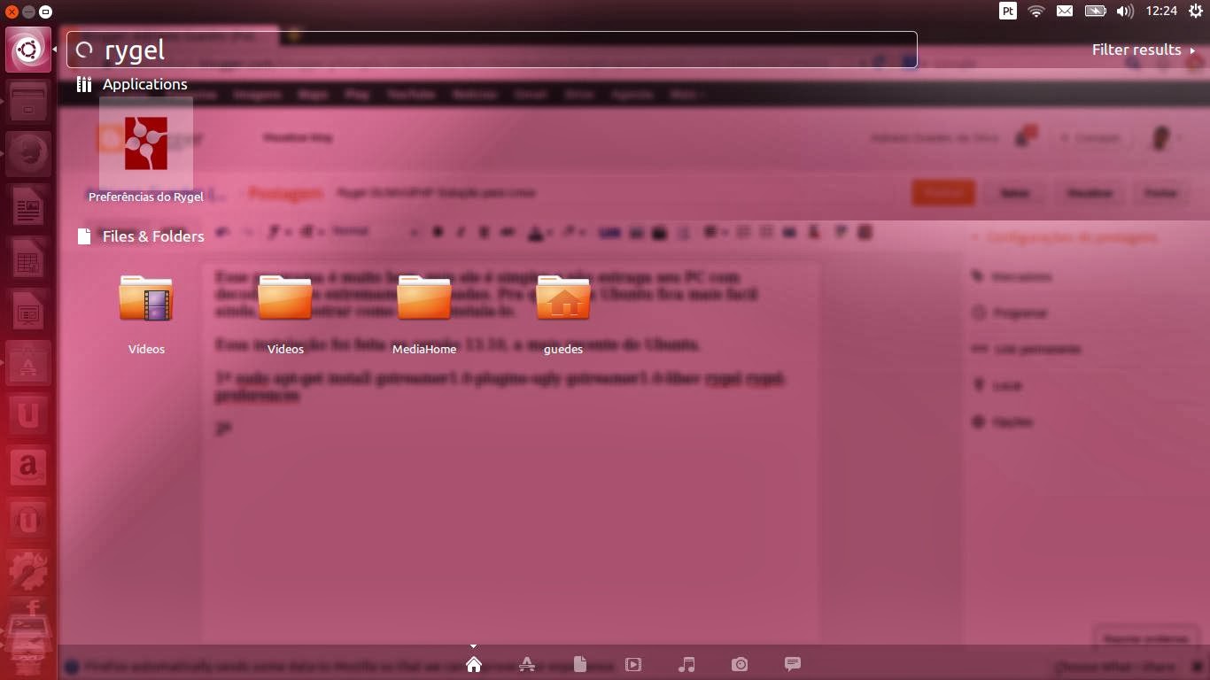 Adriano Guedes (Pato): Rygel DLNA/UPnP Solução para Linux