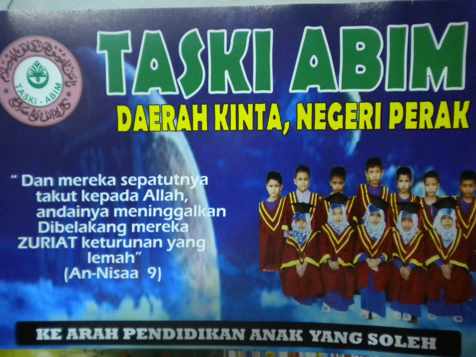 TASKI ABIM AL-FURQAN Jalan Kuala Kangsar: TASKI ABIM AL - FURQAN