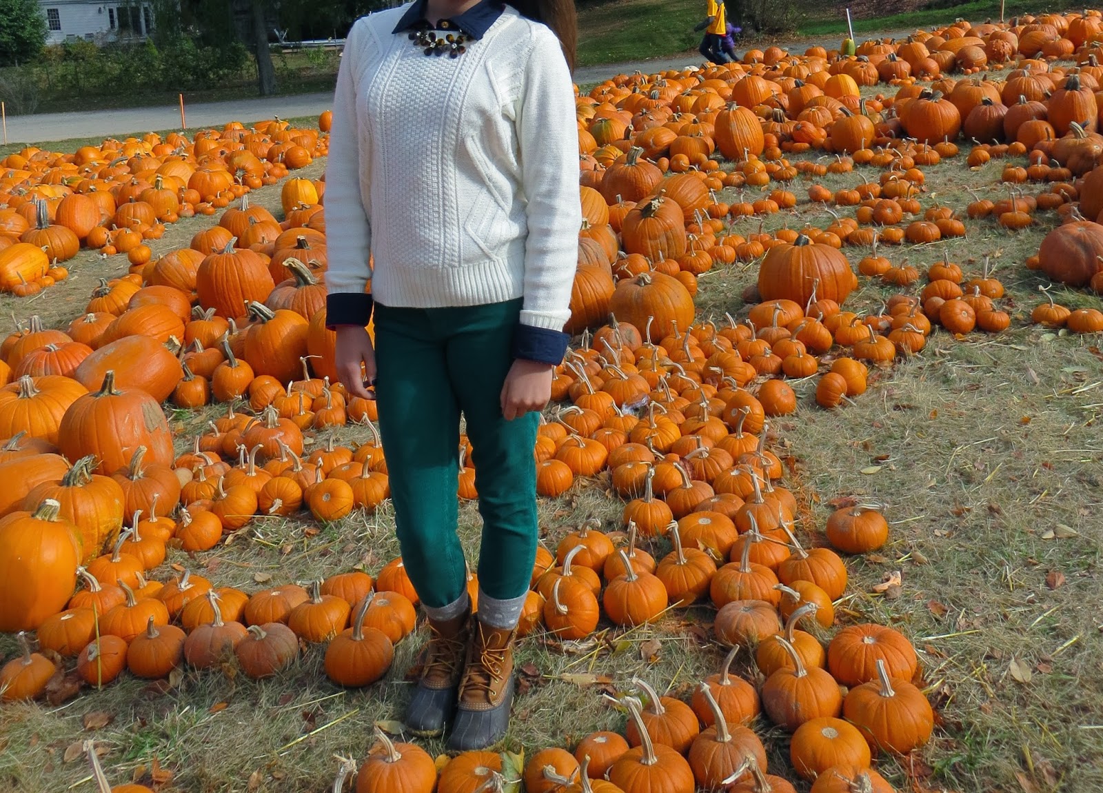 Preppy by the Sea: An Afternoon at the Pumpkin Patch