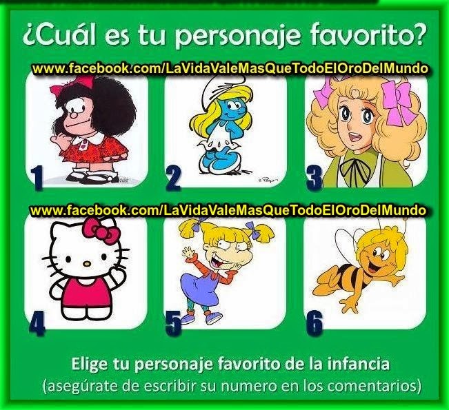 ¿Cuál es tu personaje favorito?