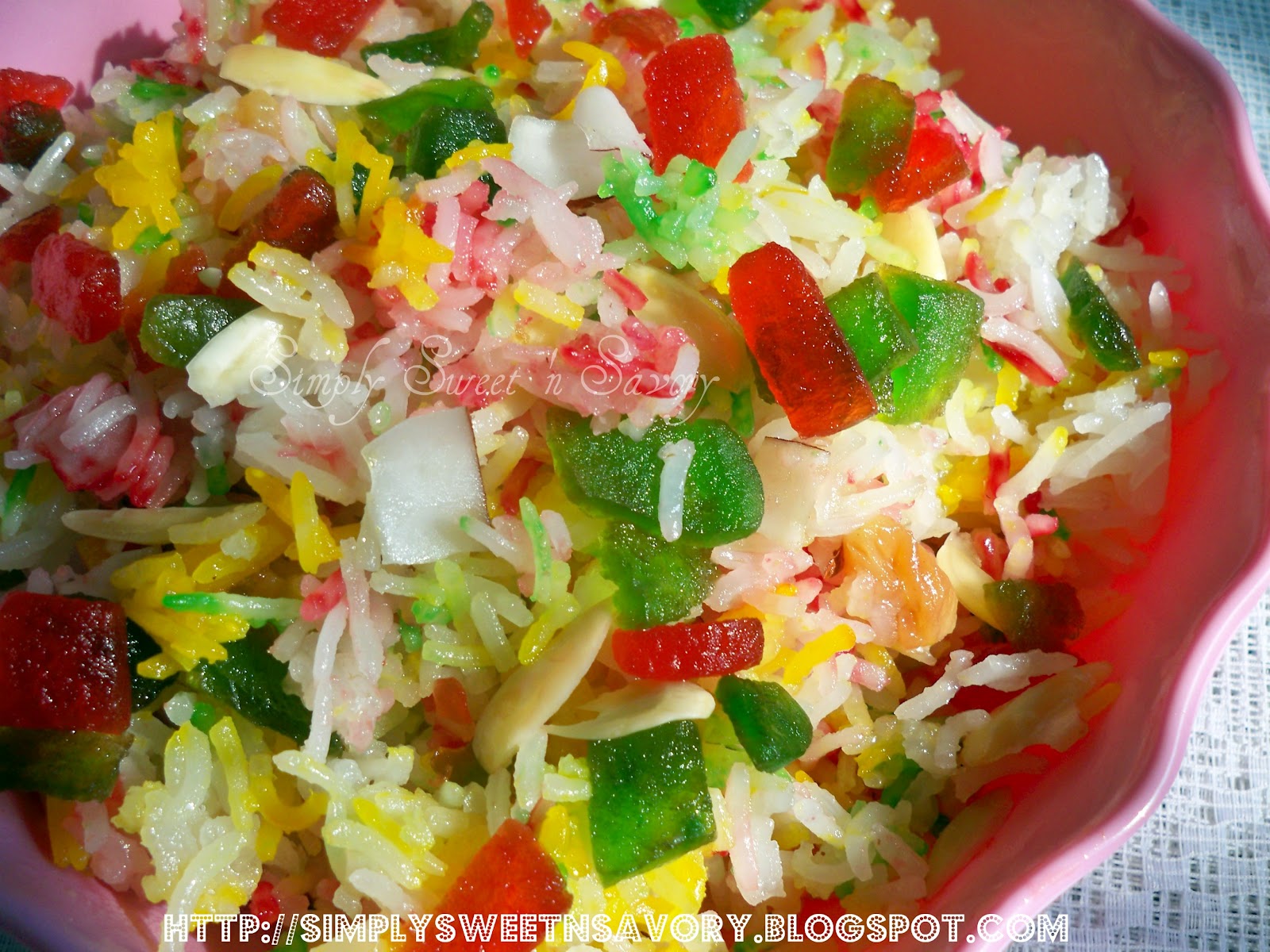 Simply Sweet 'n Savory: Qaus-e-qazah or Rainbow Zarda