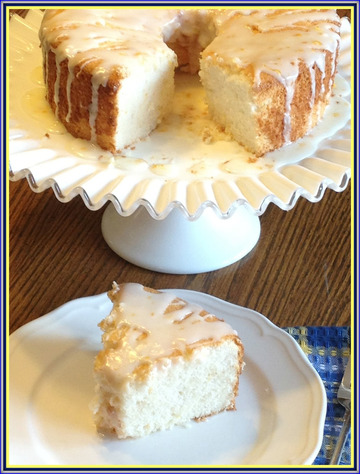 Lemon Chiffon Cake | Crazy for Cookies and More
