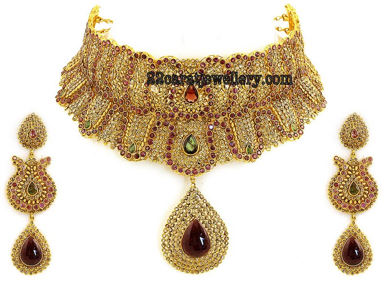Uncut Diamond Necklace (Chakri) Gallery 2 - Jewellery Designs