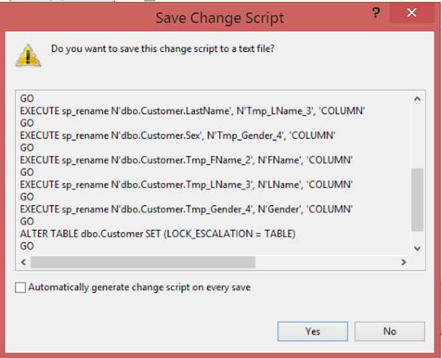 Welcome To Techbrothersit How To Alter Columns Or Generate Alter Scripts By Using Gui In Sql