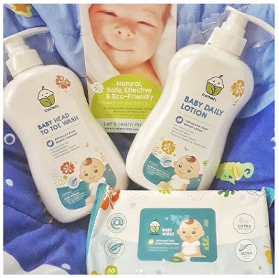 RANGKAIAN PRODUK CHOMEL BABY SELAMAT UNTUK BAYI BARU LAHIR DAN BERKULIT ...