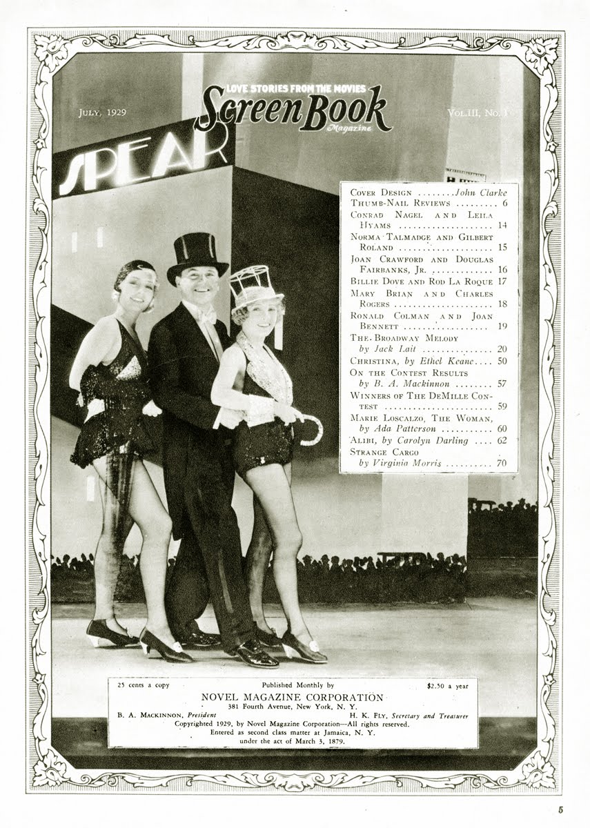 Allure: Screen Book - July 1929