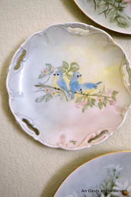 My "Creative" Oasis in the Desert: Hand-Painted China