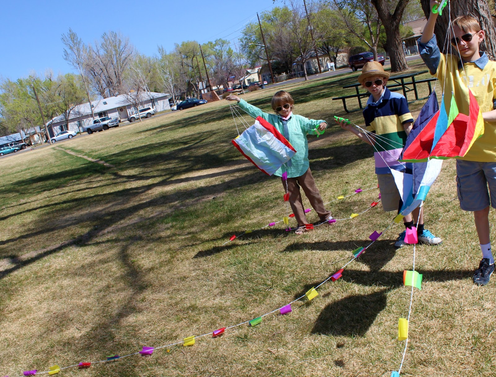 Moore Minutes: Captured Moments of Easter Sunday, Flyin' Kites at the Park