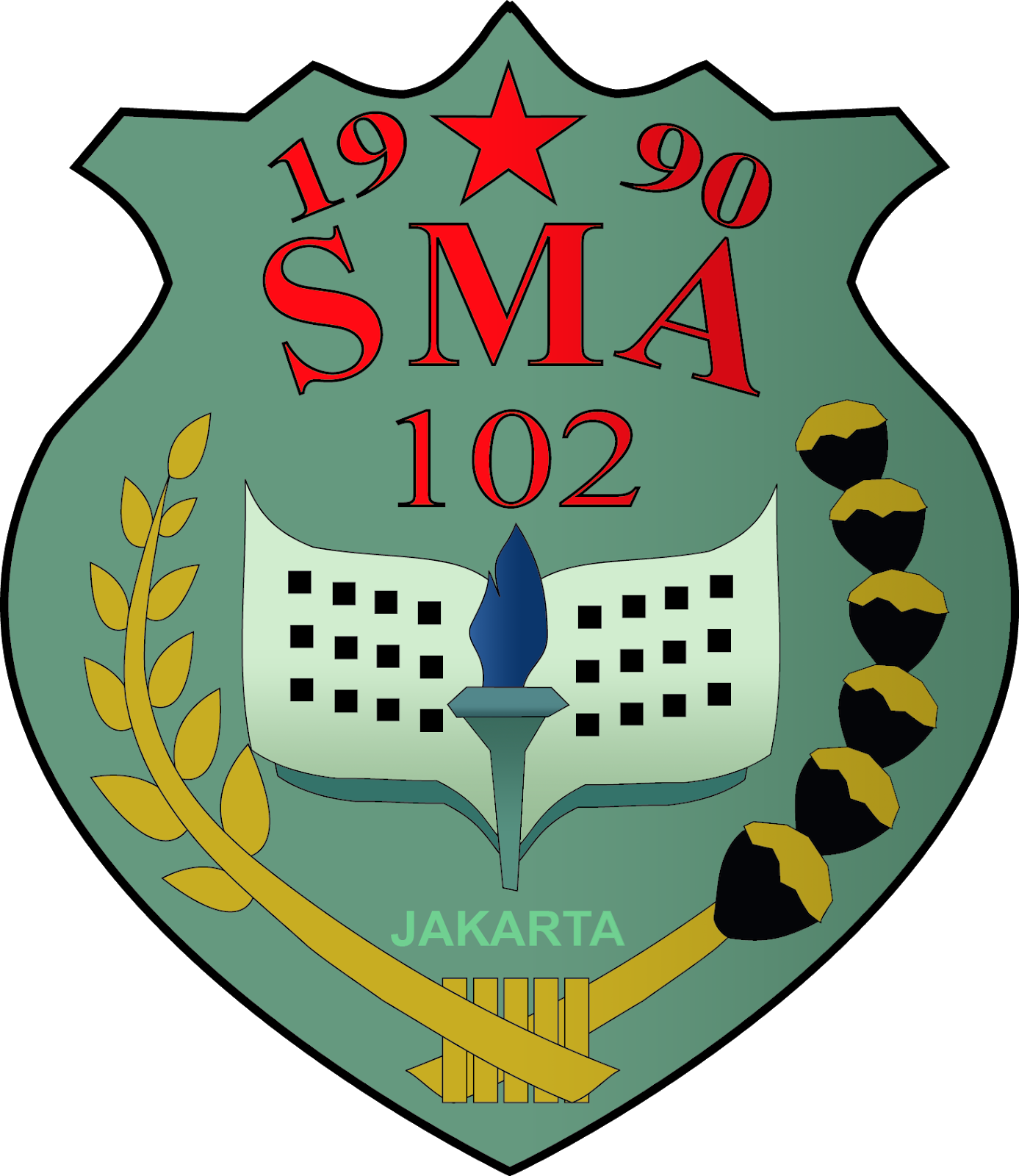 Dunia Lambang Logo: LOGO SMAN 102 JAKARTA