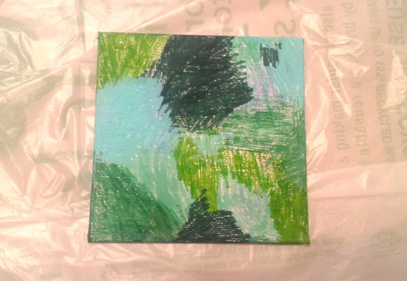 imprints handmade: Marker pens art piece fridge magnet DIY