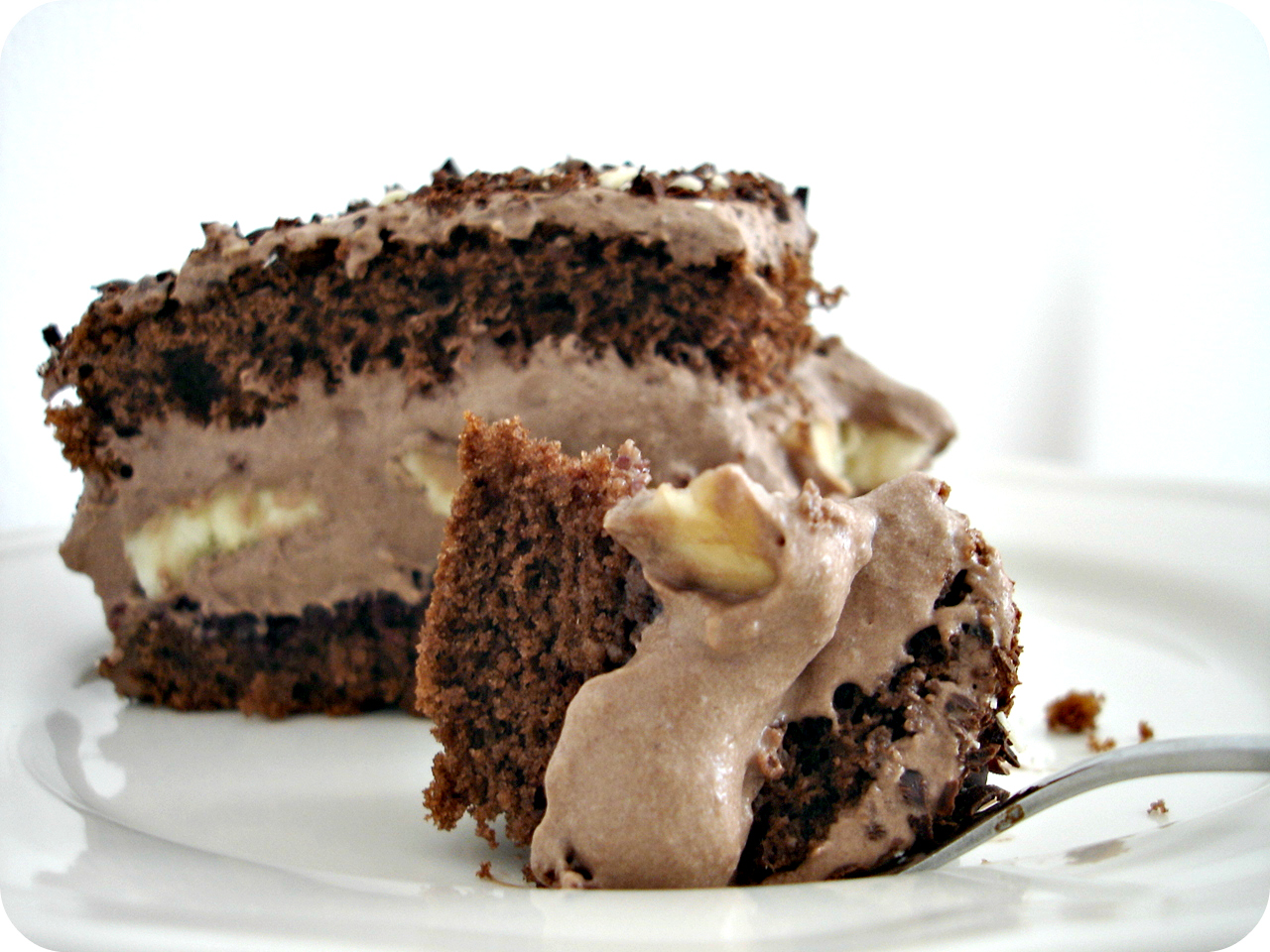 des fragments: Banánová torta s parížskym krémom