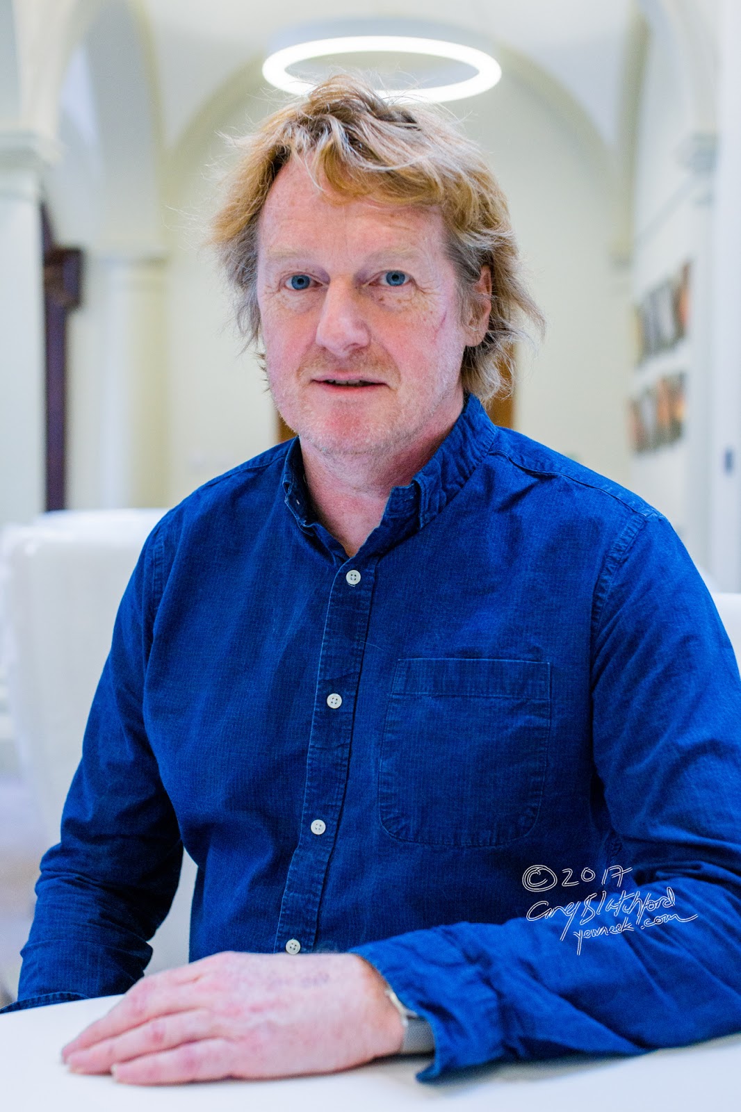 Picture of me at Oxford Literary Festival today