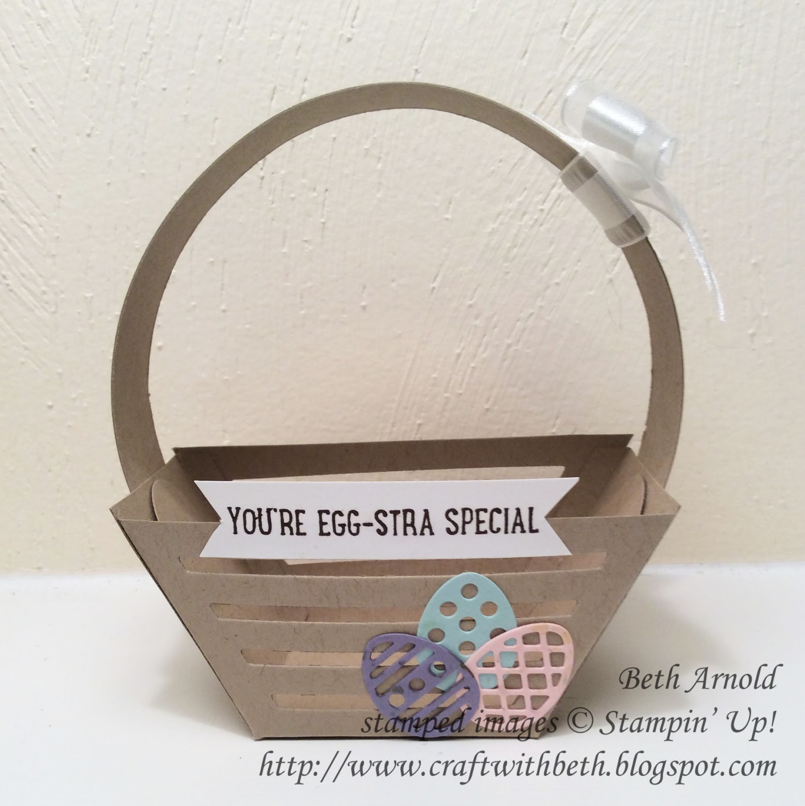 Craft with Beth: Create Your Own Easter Basket with the Window Box Thinlits