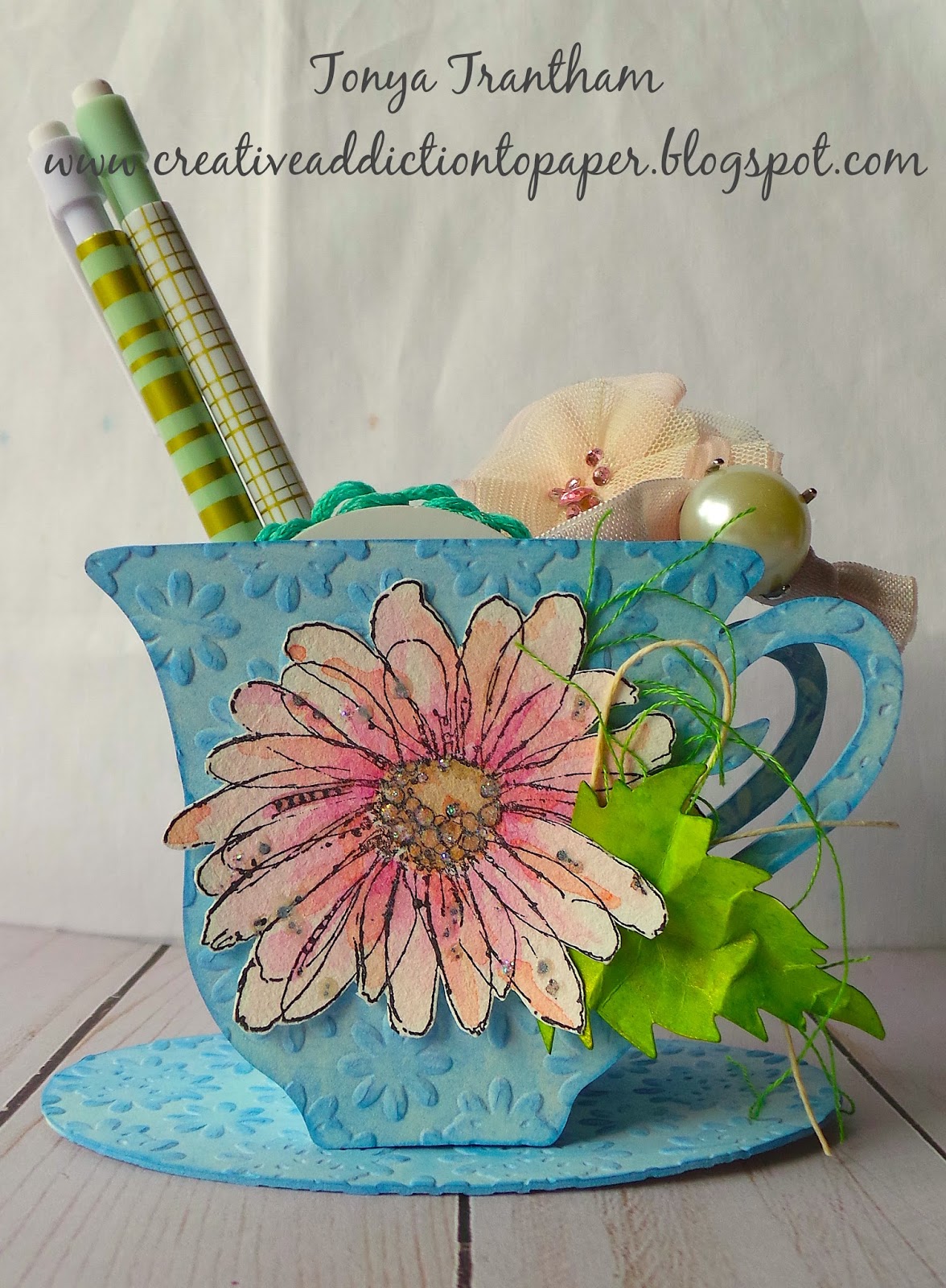 Creative Addiction to Paper: Bloom Tea Cup