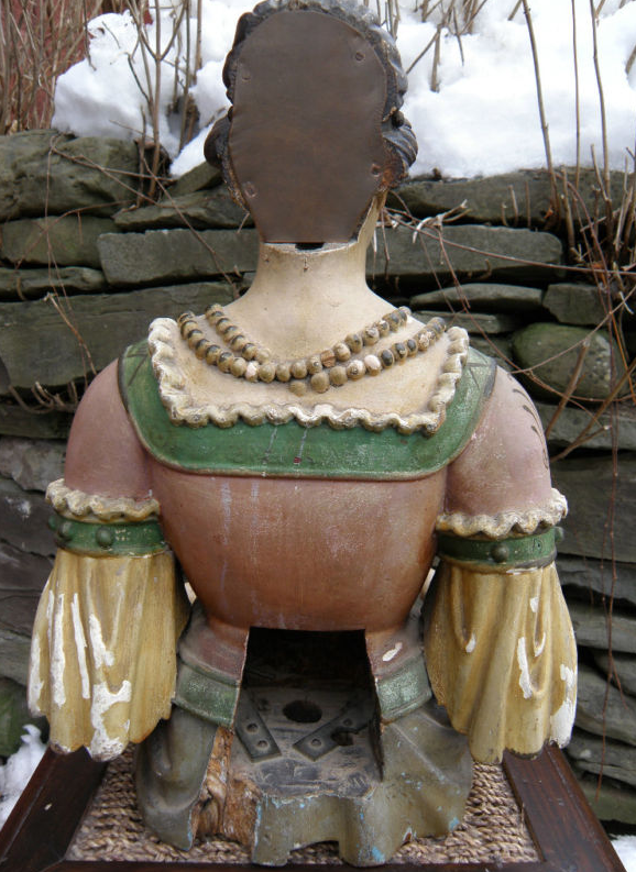 Anonymous Works: 19th Century Carved Automaton of a Woman