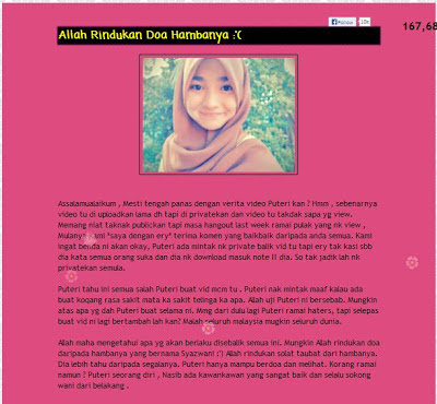 kamera kupang: Angkara [Video panas] ini Puteri Awani "cinta seminggu ...