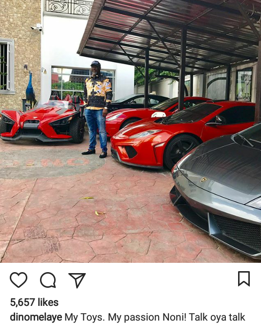 Oya Talk- Dino Melaye Says As He Flaunts His Incredible Fleet Of Cars ...