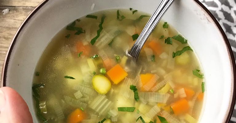 Groentesoep uit de soupmaker