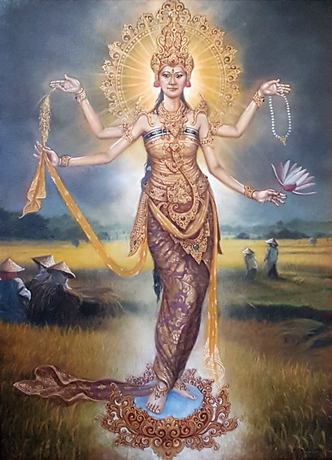 LAS MADRITIERRAS Y LOS PADRINAUTAS: DEWI - SRI : LA DIOSA DE LA TIERRA DE INDONESIA