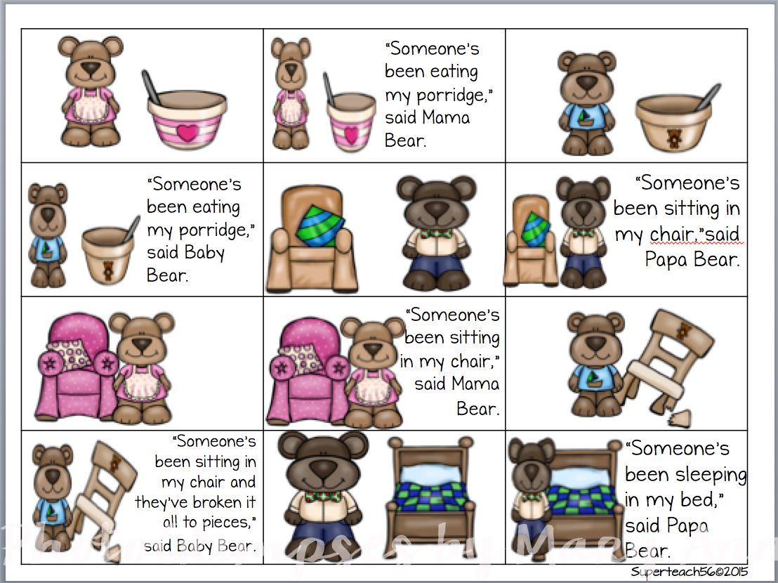 READING SKILLS: SEQUENCING | Superteach's Special Ed Spot