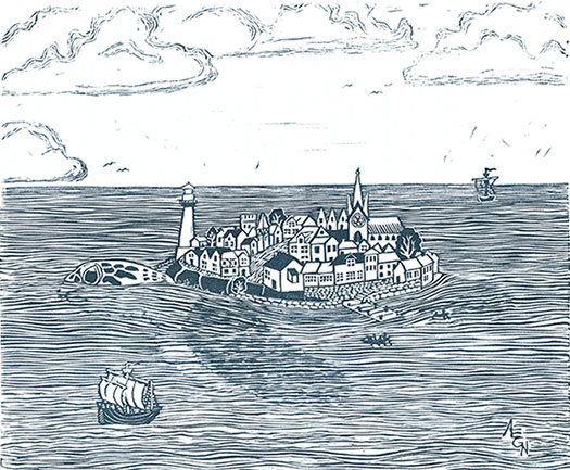 Black and White: Aspidochelone