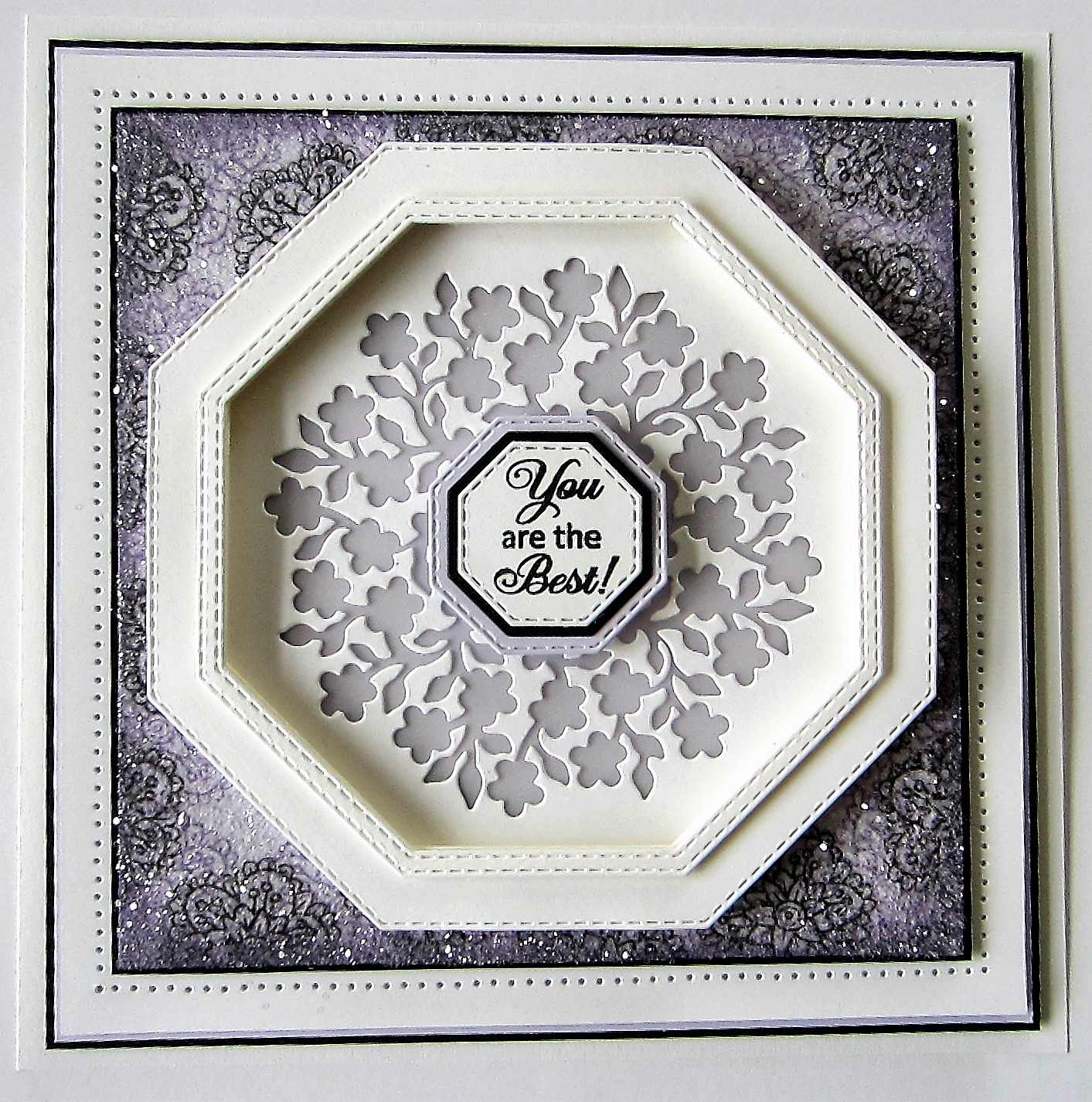 PartiCraft (Participate In Craft): Framed Negative Card