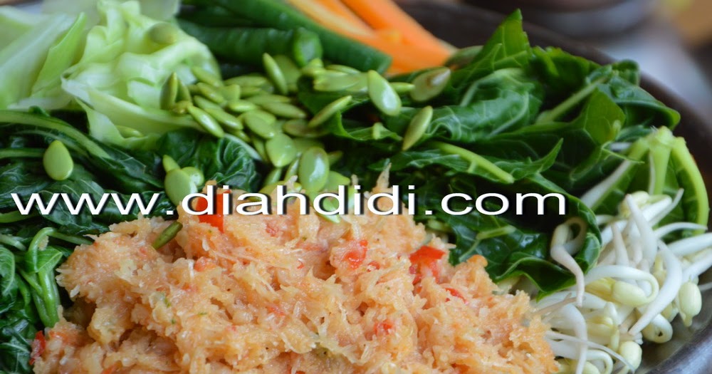Diah Didi's Kitchen: Gudangan...atau Urap Sayuran Matang