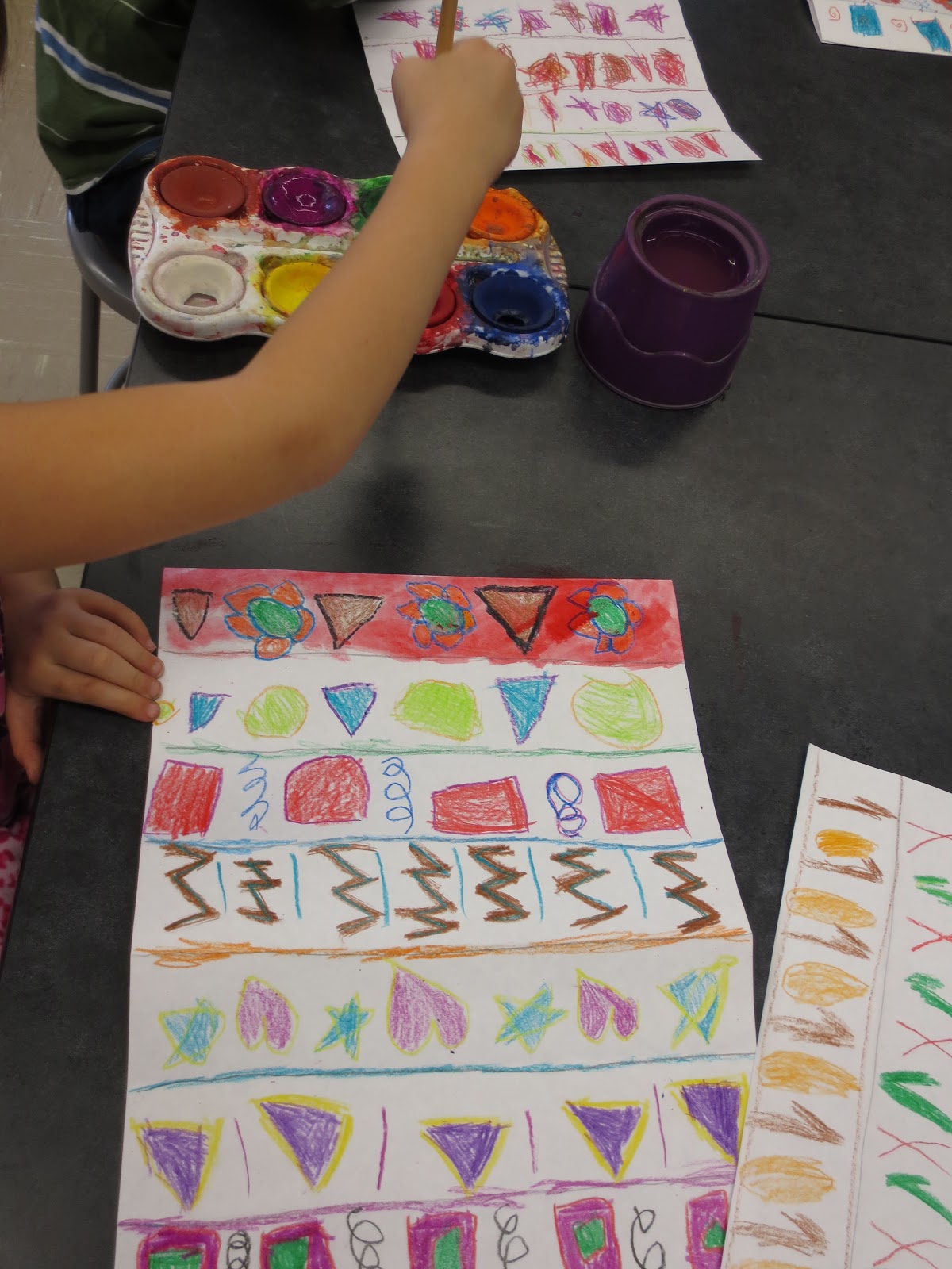 Zilker Elementary Art Class: Kinder Patterns