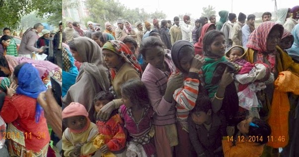 Dwarka Parichay News - Info Services: WINTER CLOTHES DISTRIBUTION BY PAHAL