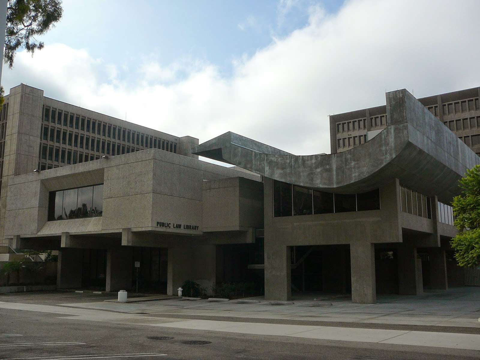 Orange County Structure: Halls of Justice in Downtown Santa Ana