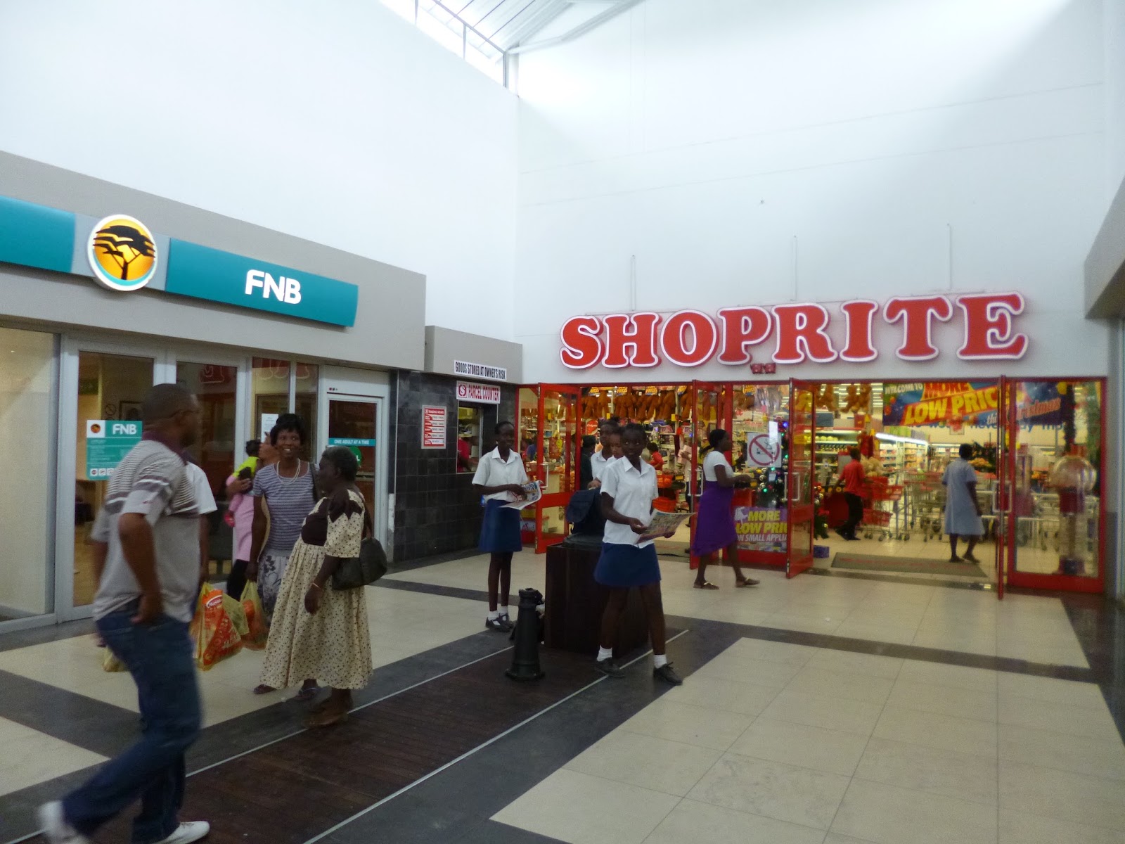 Food and drinks in Namibia, for low cost travellers.