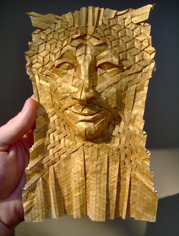 Simply Creative: Origami Tessellated Masks by Joel Cooper