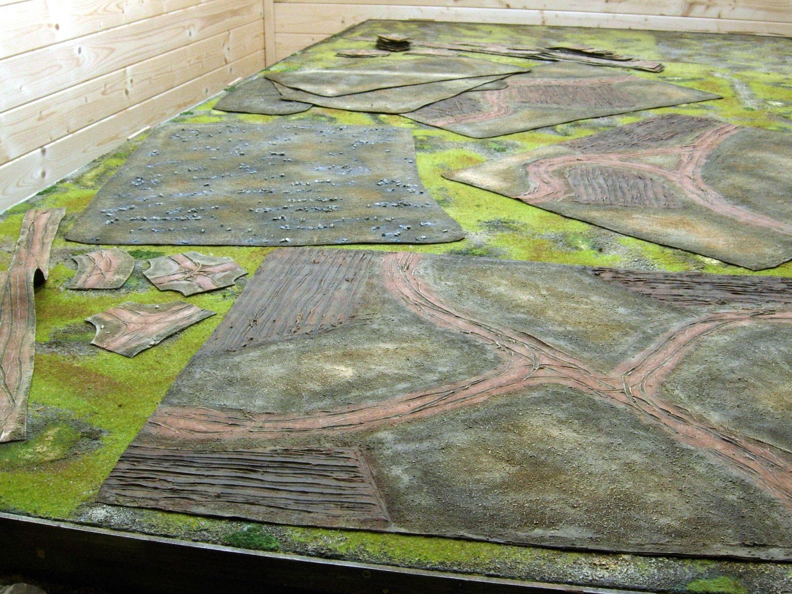 Wargaming with Silver Whistle: Terrain Mat Sections plus 'Setting the ...