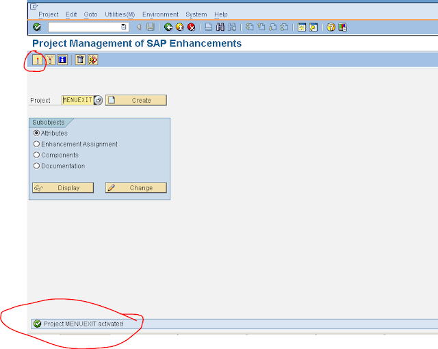 SAP TECH: Menu Exits