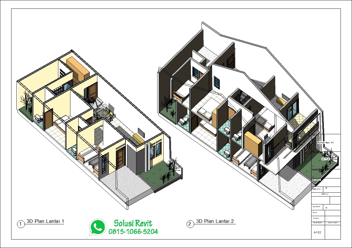 Belajar Revit : Contoh Desain Rumah Menggunakan Revit - 2 ~ Kursus ...